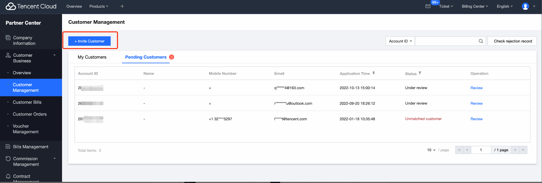 Managing Reseller's Customer Relationship | Tencent Cloud