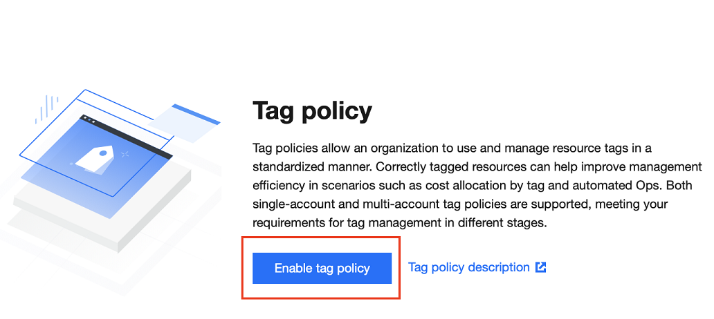 Enabling Tag Policy | Tencent Cloud