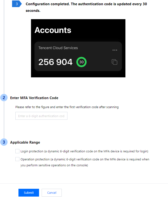 MFA Devices | Tencent Cloud