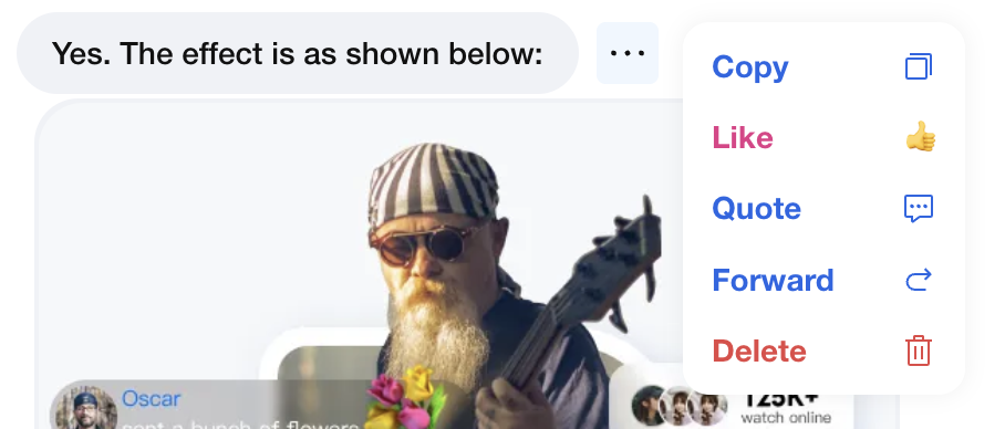 MessageList（React） MessageList - Tencent RTC Documentation