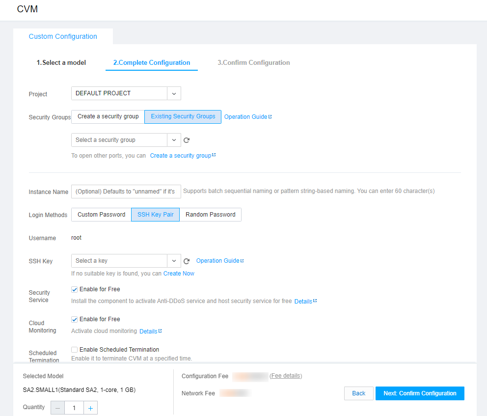Menyesuaikan Konfigurasi CVM Linux | Tencent Cloud