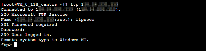 Mengunggah File dari Linux ke CVM Menggunakan FTP | Tencent Cloud